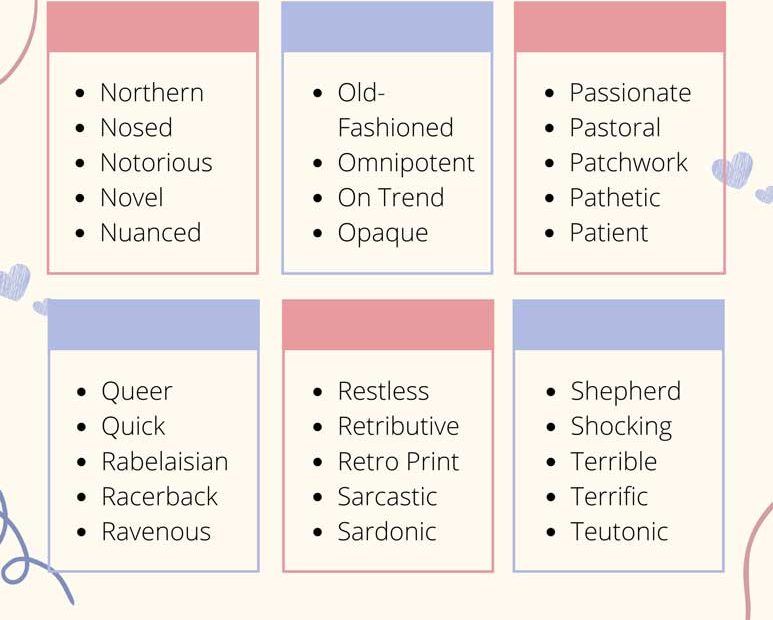 1350+ Adjective Words to Describe Fashion Style