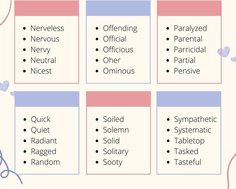 1150+ Adjective Words To Describe Hands