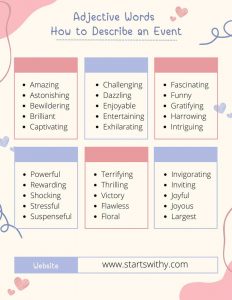 190+ Festival or Musical Adjective Words - How to Describe an Event?