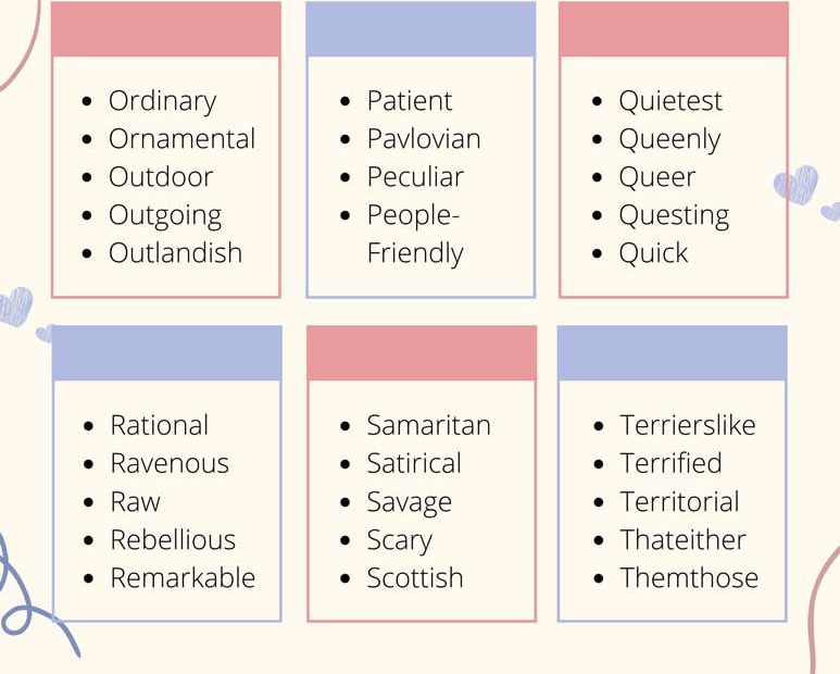 900+ Adjective Words to Describe Dogs
