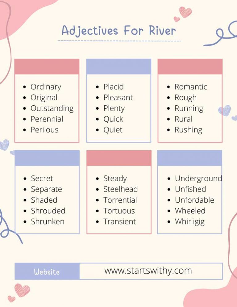 450+ Adjectives Words to Describe a River With Examples