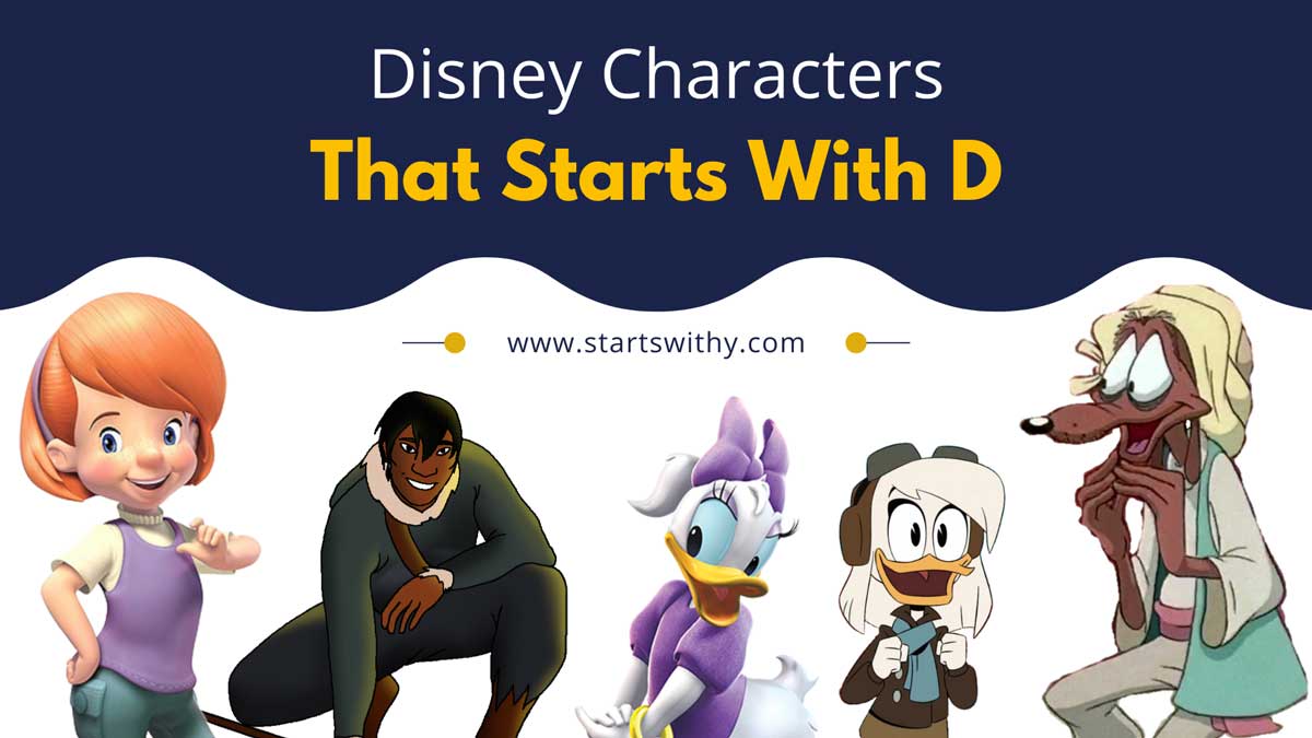 82 Disney Characters That Starts With D
