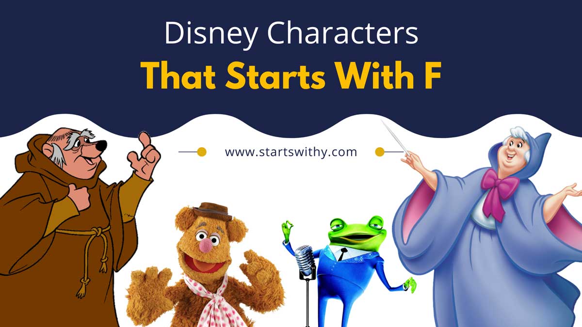 62 Disney Characters That Starts With F