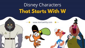 26 Disney Characters That Starts With Z