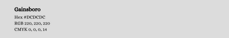 185+ Colors That Start With G (Names, Hex, RGB, CMYK)