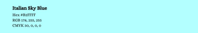 100+ Colors That Start With I (Names, Hex, RGB, CMYK)