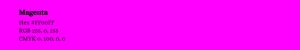 275+ Colors That Start With M (Names, Hex, RGB, CMYK)