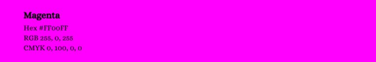 275+ Colors That Start With M (Names, Hex, RGB, CMYK)