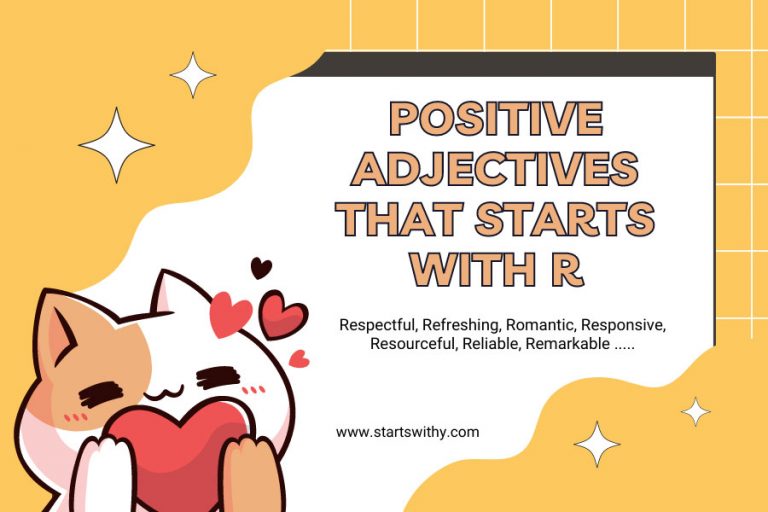 768+ Positive Adjectives That Starts With R