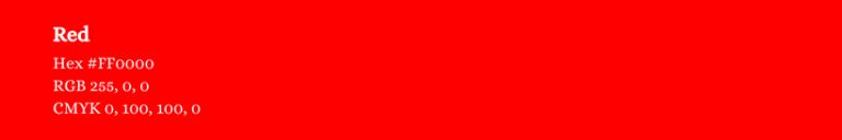 184+ Colors That Start With R (Names, Hex, RGB, CMYK)