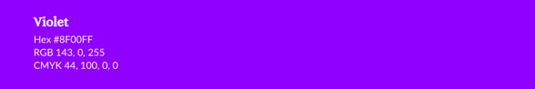 123+ Colors That Start With V (Names, Hex, RGB, CMYK)