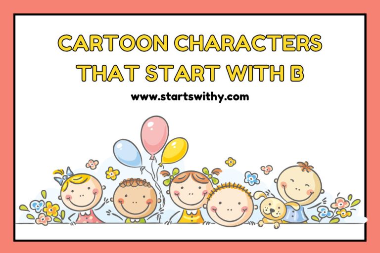 105+ Cartoon Characters That Start With B