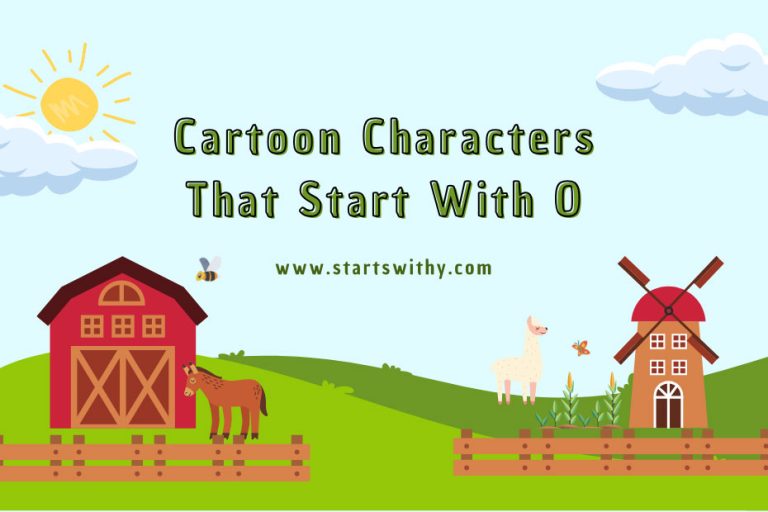 22+ Cartoon Characters That Start With O