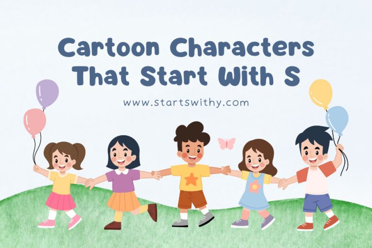 104+ Cartoon Characters That Start With S