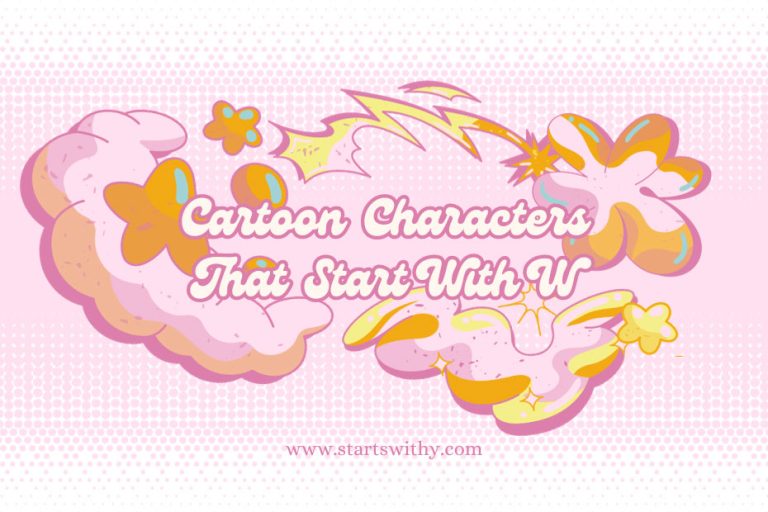 43+ Cartoon Characters That Start With W