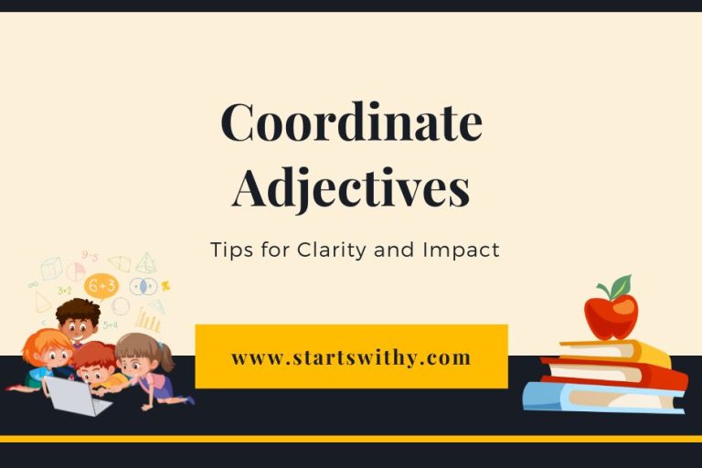 Mastering Coordinate Adjectives: Tips for Clarity and Impact