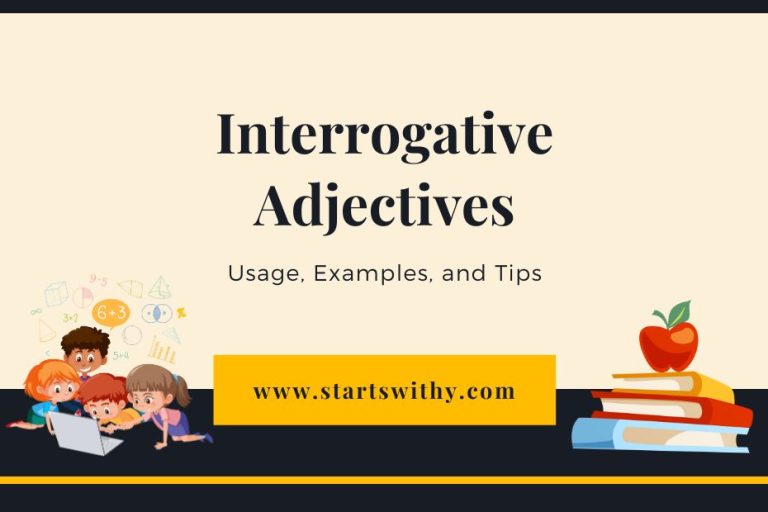 Understanding Interrogative Adjectives: Usage, Examples, and Tips