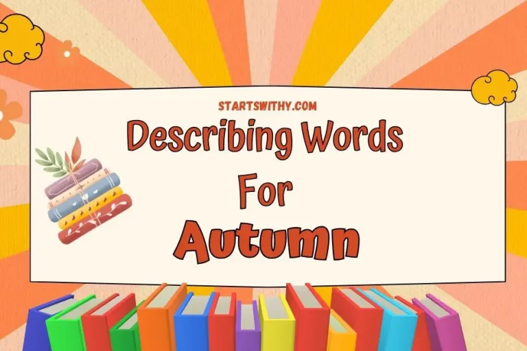 Describing Words for Autumn - Examples & Adjectives