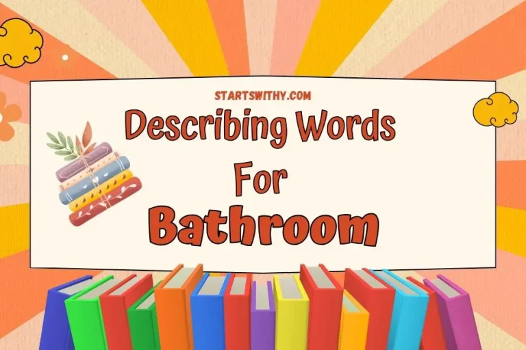 Describing Words for Bathroom - Examples & Adjectives