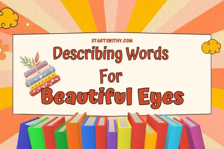Beautiful Eyes: Describing Adjectives & Examples