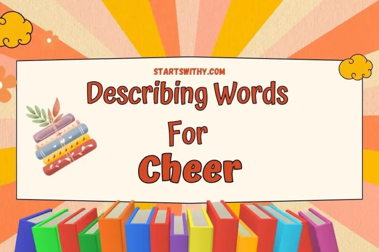 Cheer: Describing Words & Examples - Adjectives for Joy