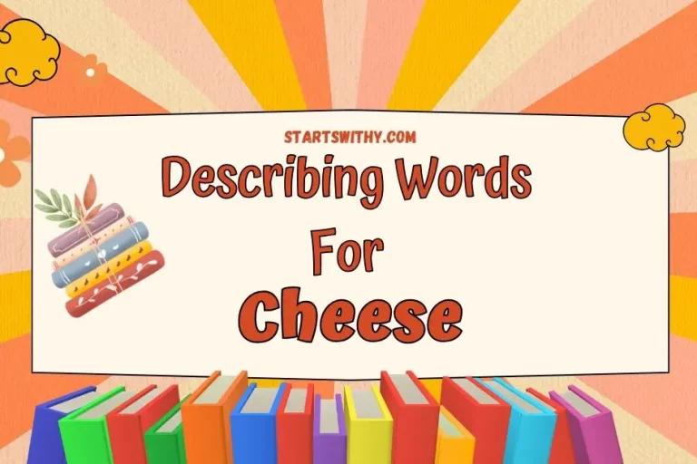 Cheese Adjectives: Describing Words & Examples