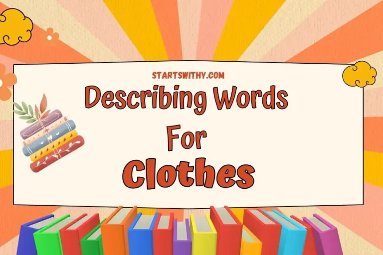 Describing Words for Clothes: Examples and Adjectives