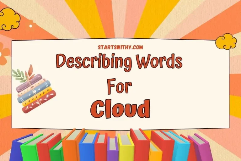 Cloud Describing Words: Adjectives & Examples