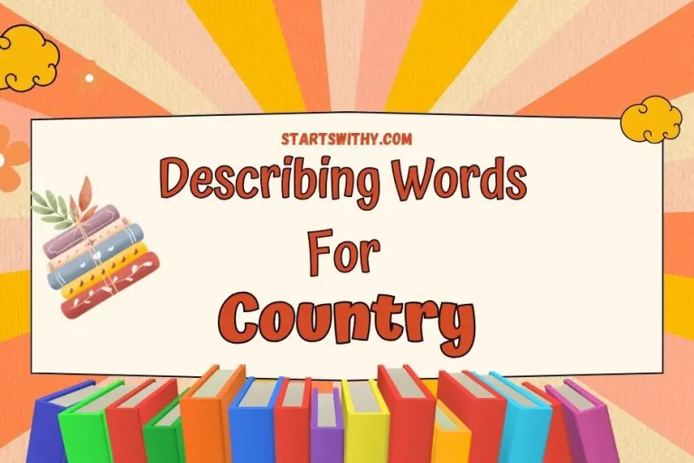Country Adjectives - Examples of Describing Words