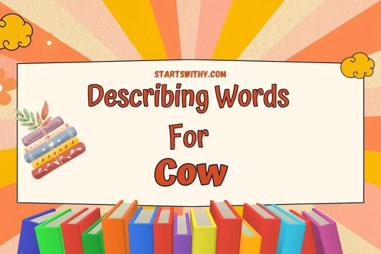 Describing Words for Cow: Examples & Synonyms