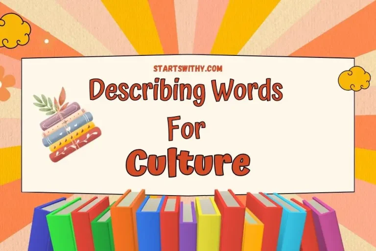 Cultural Adjectives: Describing Words & Examples