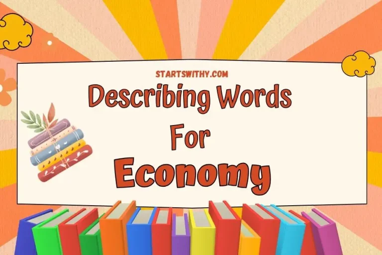 Adjectives for Economy: Synonyms and Antonyms with Examples