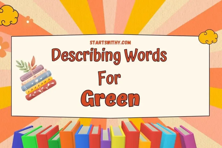 Adjectives for Green: Describing Words & Examples