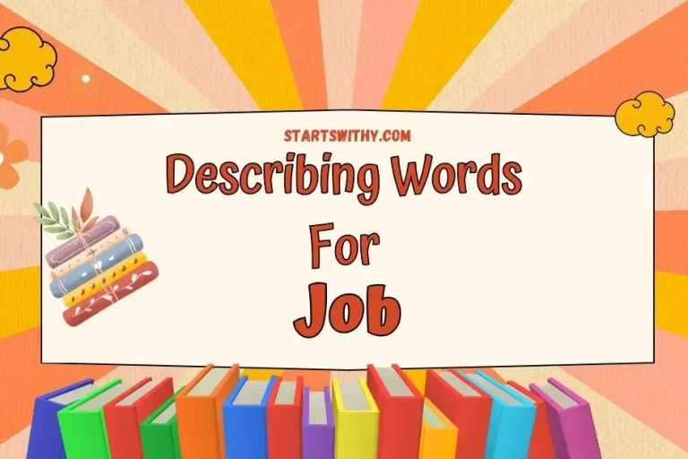 Job Describing Words: Adjectives with Examples