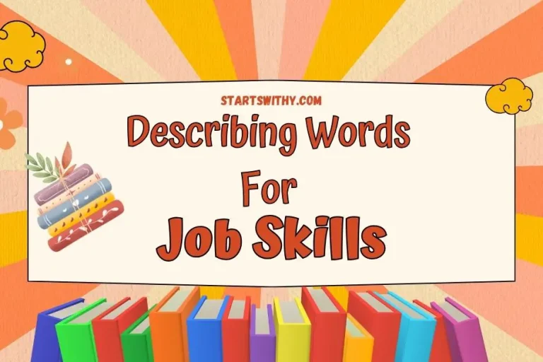 Describing Words for Job Skills: Examples & Adjectives
