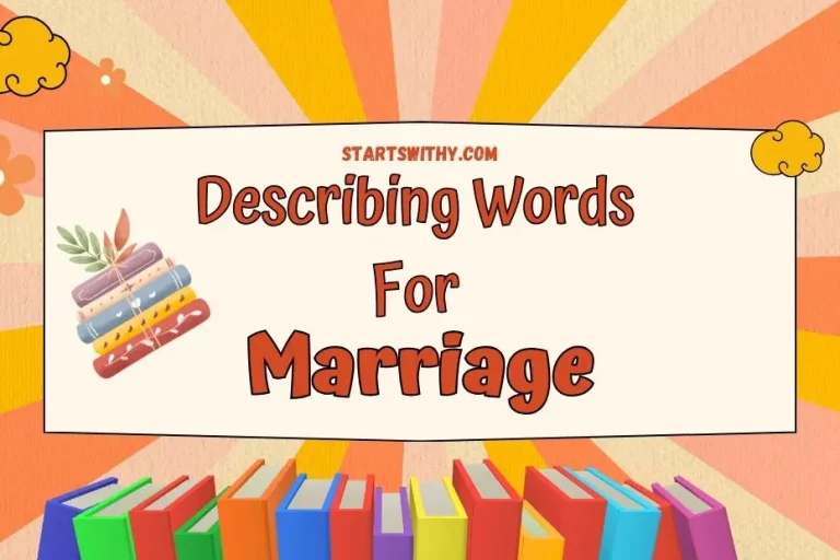 Describing Words for Marriage: Examples & Adjectives