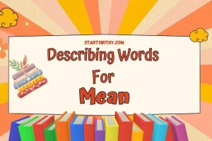 Mean Describing Words: Examples & Synonyms