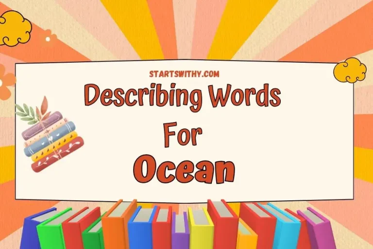 Ocean Adjectives: Describing Words & Examples