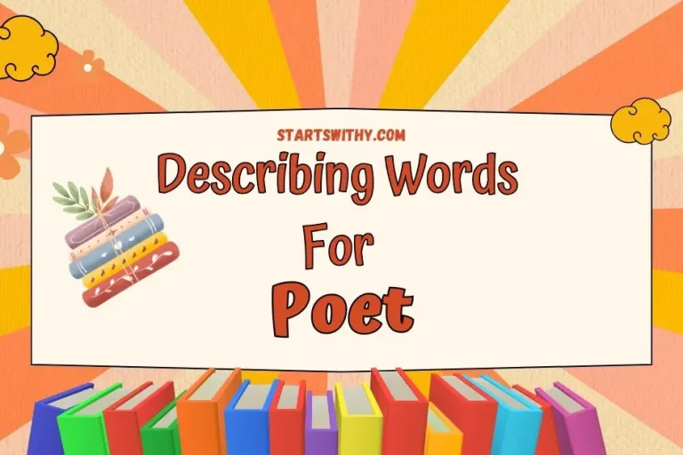 Describing Words for Poets - Examples of Adjectives