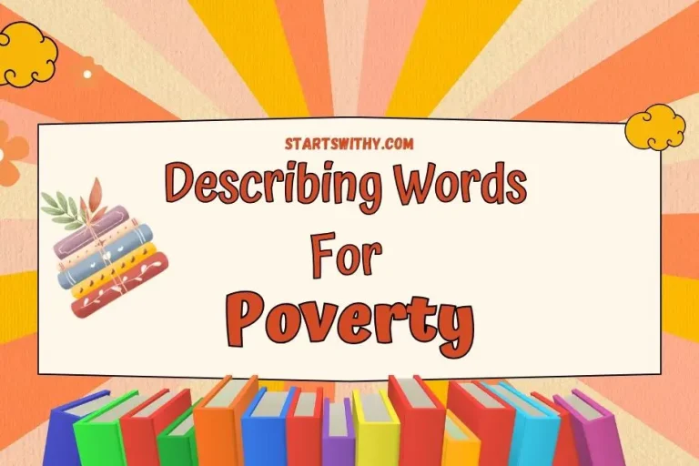 Describing Poverty: Adjectives & Examples