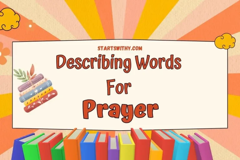 Describing Words for Prayer - Examples and Adjectives