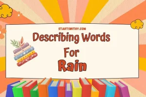 Rain Adjectives: Describing Words with Examples