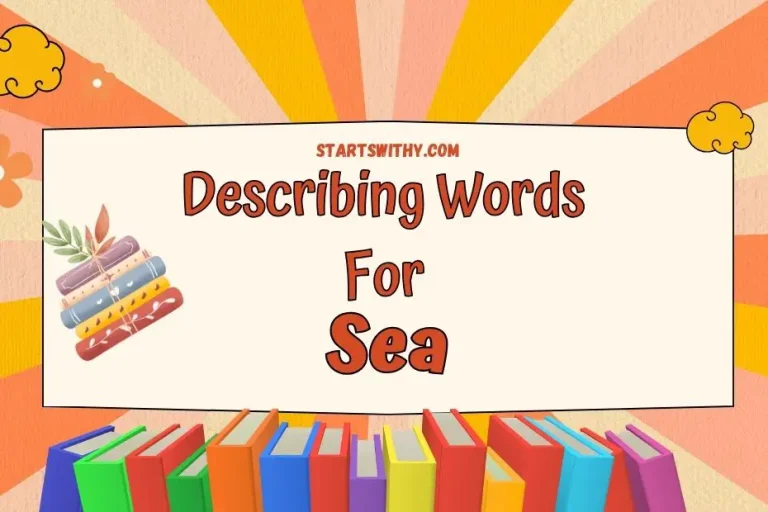 Describing Words for Sea: Examples & Adjectives
