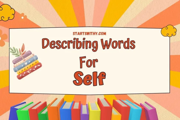 Describing Words for Self: Examples & Synonyms