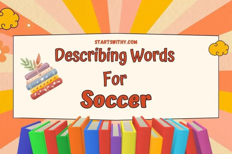 Describing Words for Soccer: Examples of Adjectives