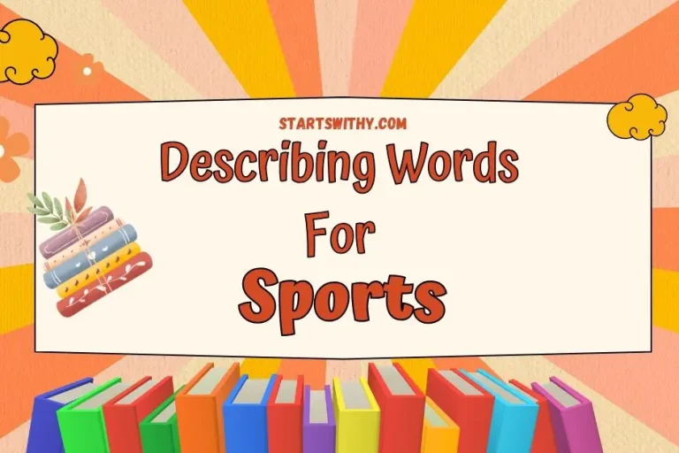 Describing Words for Sports - Examples & Adjectives