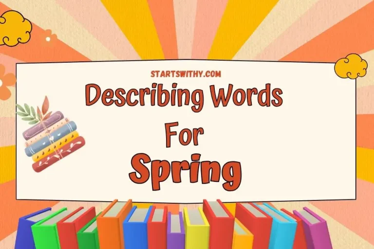 Spring Adjectives: Describing Words with Examples