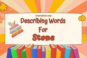 Describing Words for Stone - Examples and Usage