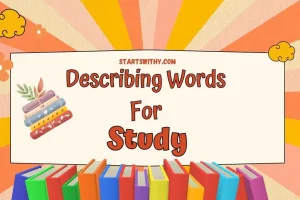 Describing Words for Study - Examples & Adjectives