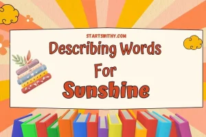 Describing Words for Sunshine: Synonyms & Examples